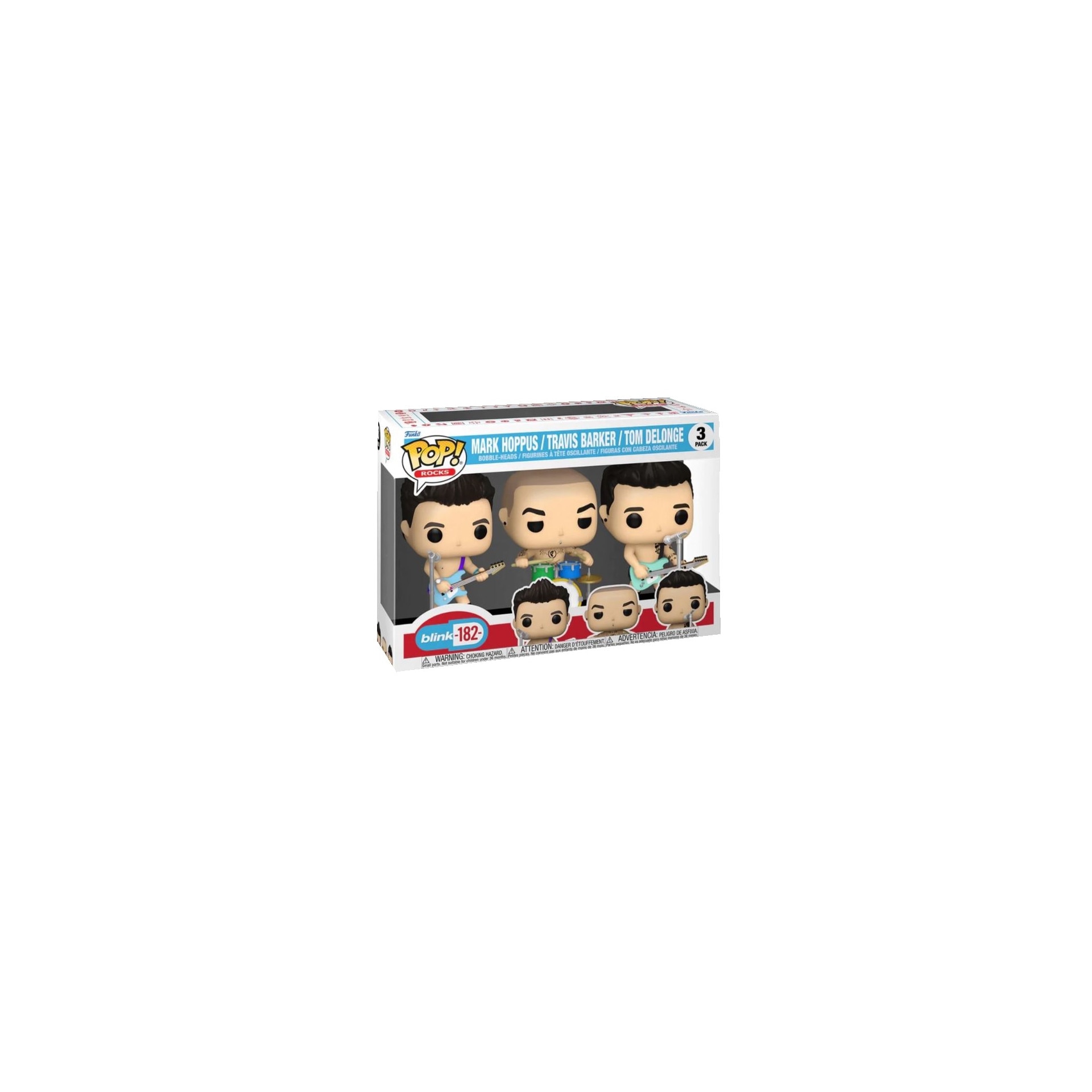 Funko Pop! 3 Figurine Deluxe Album Blink 182 Mark Hoppus, Travis Barker ... Funko Pop! 3 Figurine Deluxe Album Blink 182 Mark Hoppus, Travis Barker ...