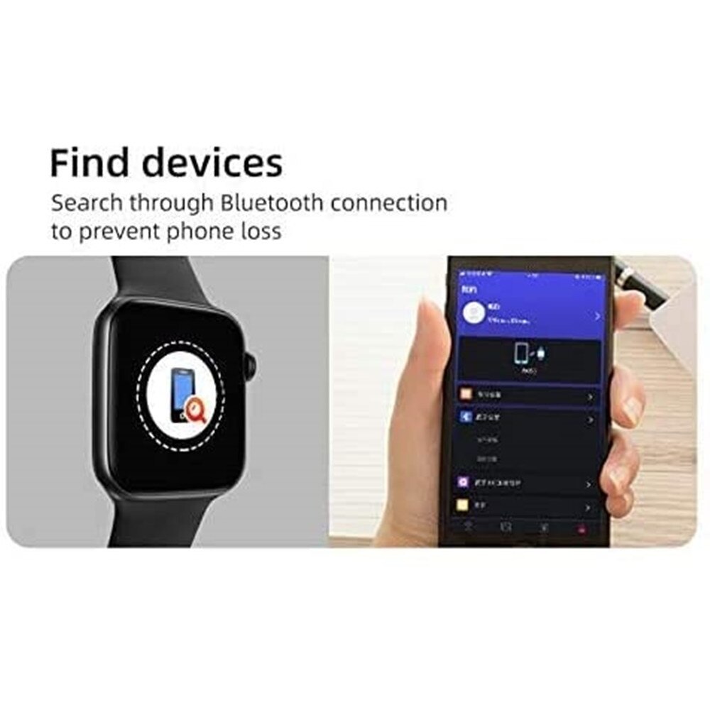Комплект смарт часовник 1Tech T500 Plus, Две резервни верижки, Touch ...