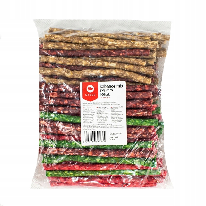 Sticksuri pentru caini Maced, 12.5cm, Piele de vita, 600g - eMAG.ro