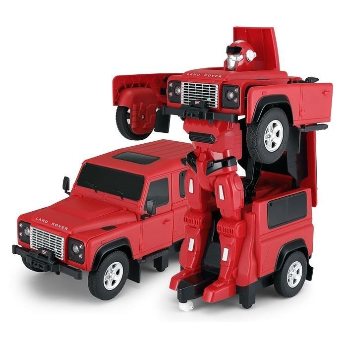 Robot de jucarie Land Rover Transformer, Rastar, 1:14, 2.4GHz, Rosu ...
