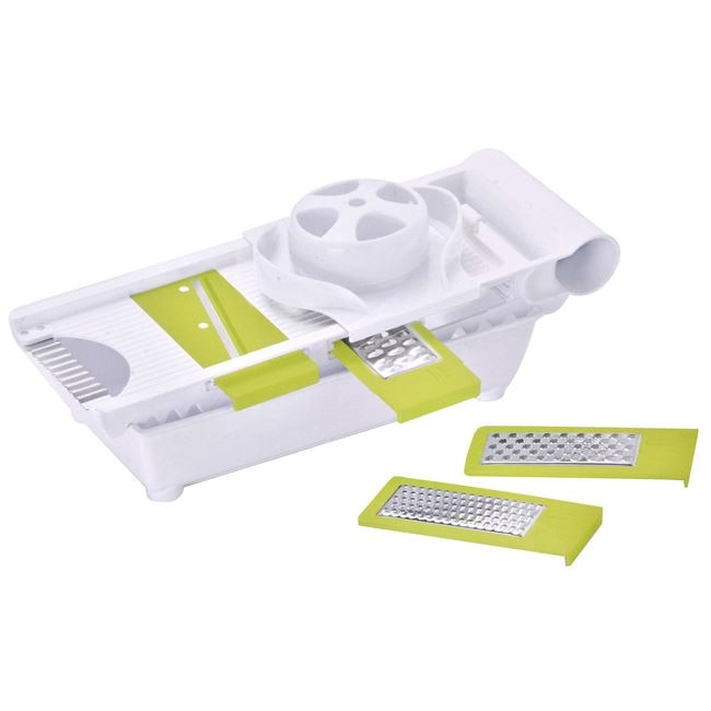 Tocator legume 6in1, plastic, alb/verde - eMAG.ro