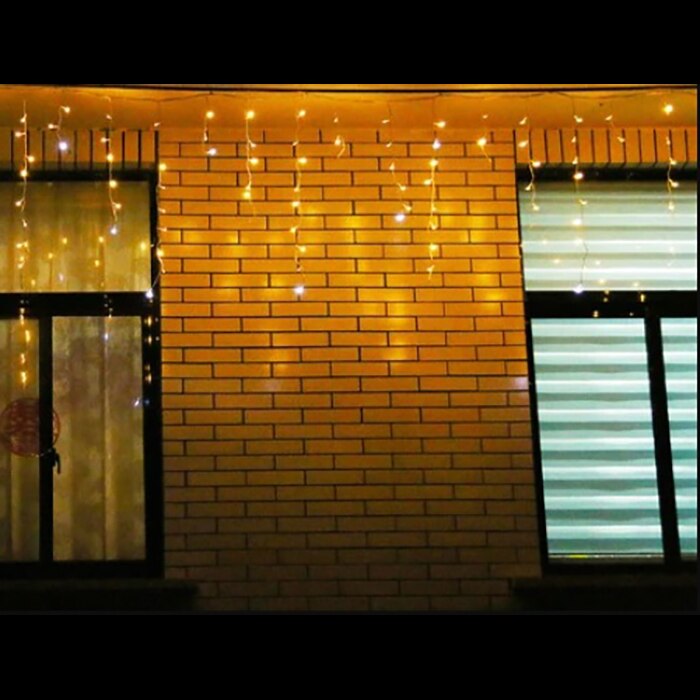 Instalatie premium tip turturi, 300LED, cablu alb, 15m, alb cald - eMAG.ro