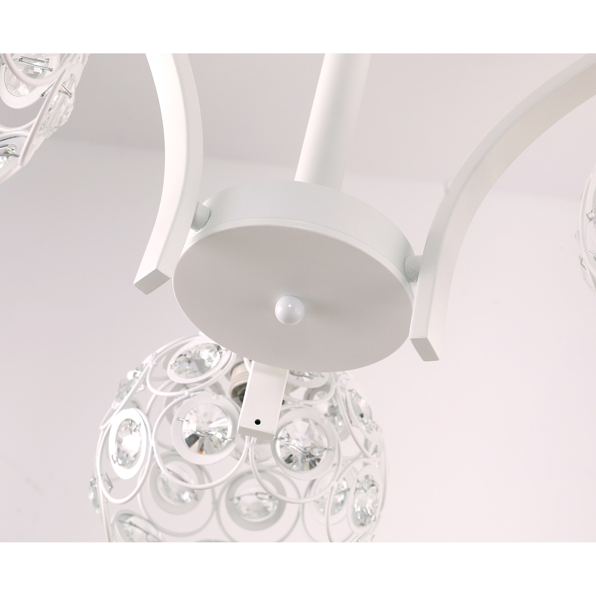 Полилей Florence, Agora Lighting, стомана, E27, бяло - eMAG.bg