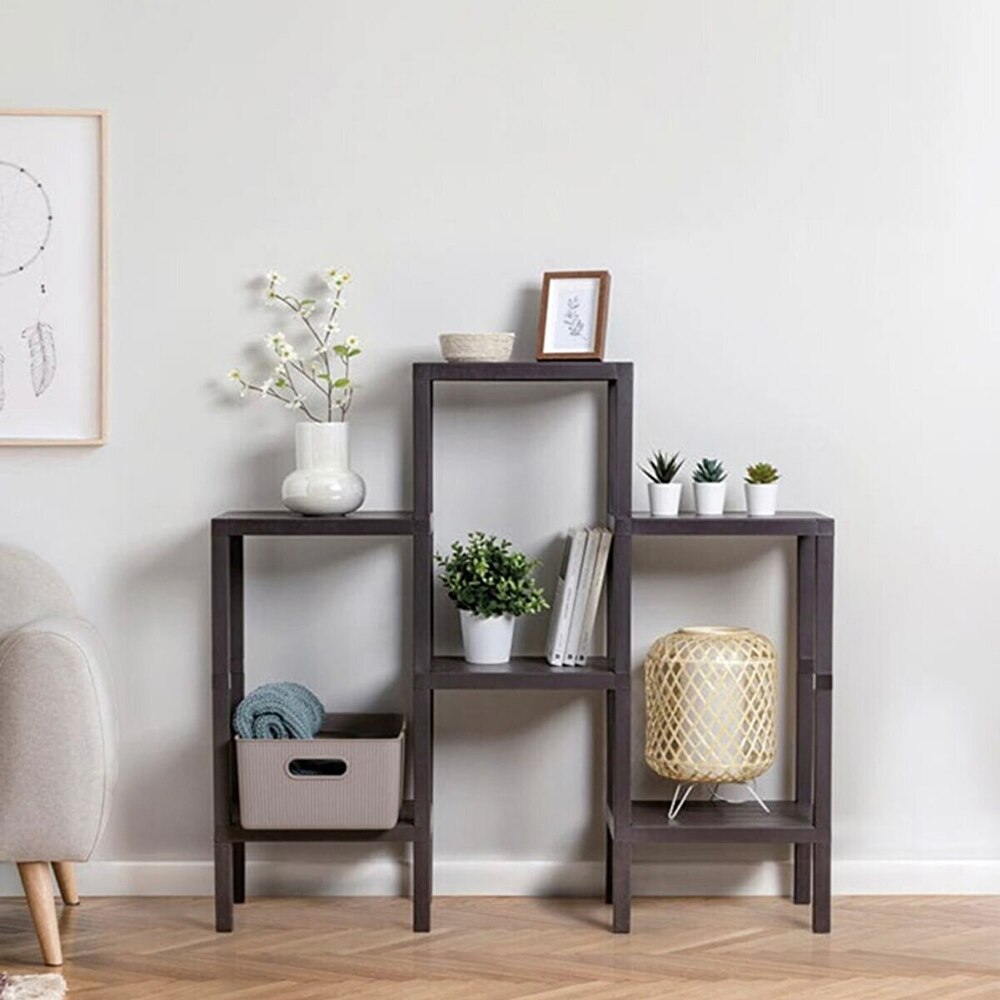 Raft universal, Quasar & Co.®, etajera cu 6 polite si 4 moduri diferite ...