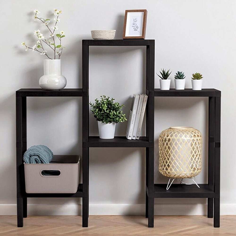 Raft universal, Quasar & Co.®, etajera cu 6 polite si 4 moduri diferite ...