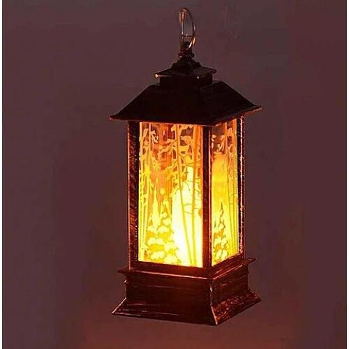 Mini Felinar Craciun Model Peisaj De Iarna 5.5 Cm X 5.5 Cm X 13 H - eMAG.ro