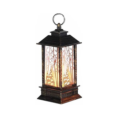 Mini Felinar Craciun Model Peisaj De Iarna 5.5 Cm X 5.5 Cm X 13 H - eMAG.ro