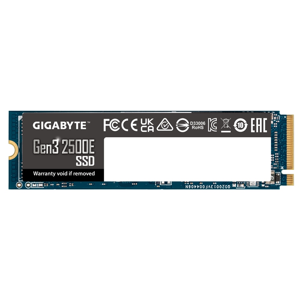 Solid-State Drive (SSD) Gigabyte Gen3 2500E, 2TB, NVMe, M.2 M2-NVME ...