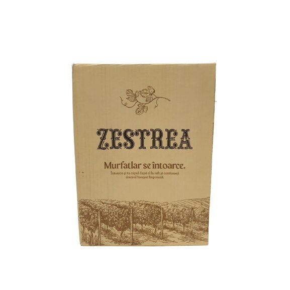 Vin alb Zestrea Sauvignon Blanc, bax 6x 750 ml, 12.5% vol, demisec DOC ...