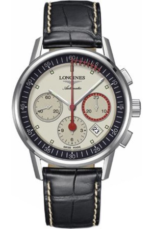 Ceas barbatesc casual, Longines, Automatic, 41 mm, Record, L4.754.4.72 ...