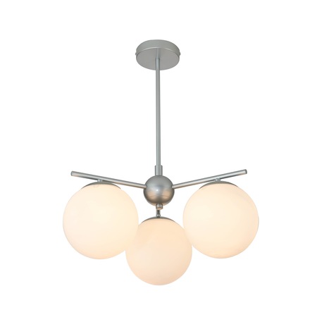 Lustra Paloma, Agora Lighting, Otel, E27, Argintiu - eMAG.ro