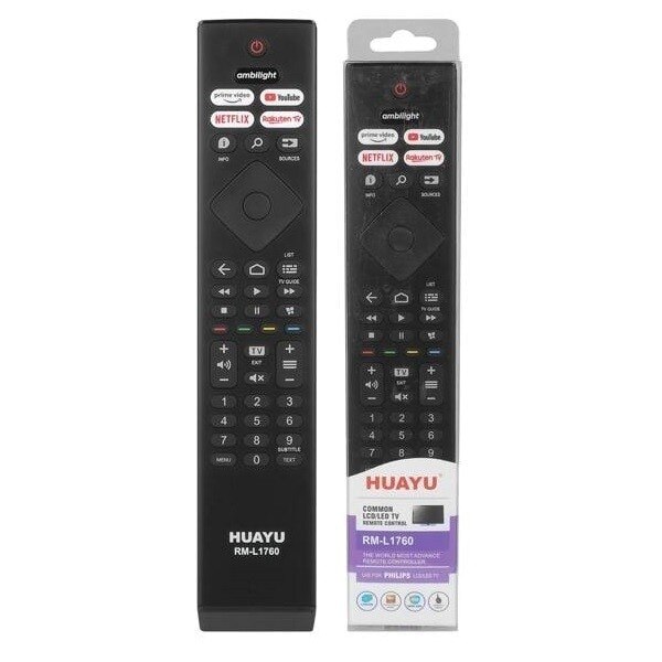 Telecomanda universala Philips Smart TV si Android TV, taste Netflix ...