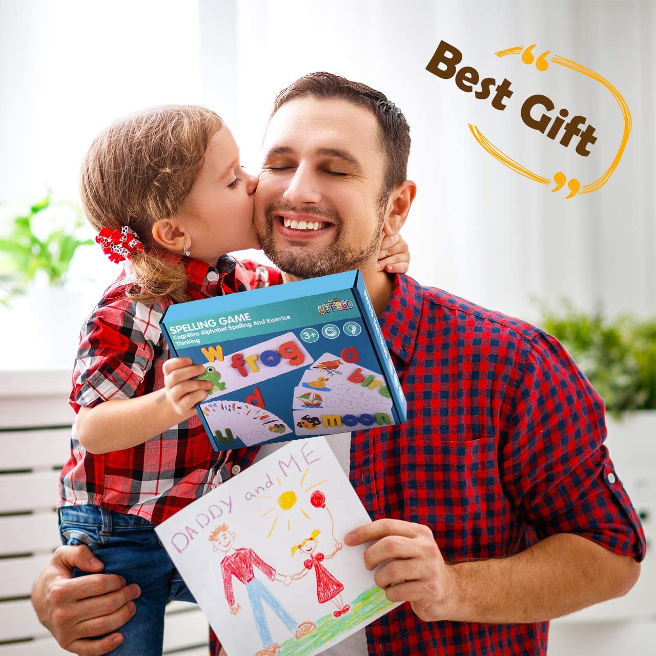 Joc educativ Montessori Alfabet BYONDSELF®, Litere lemn potrivire ...