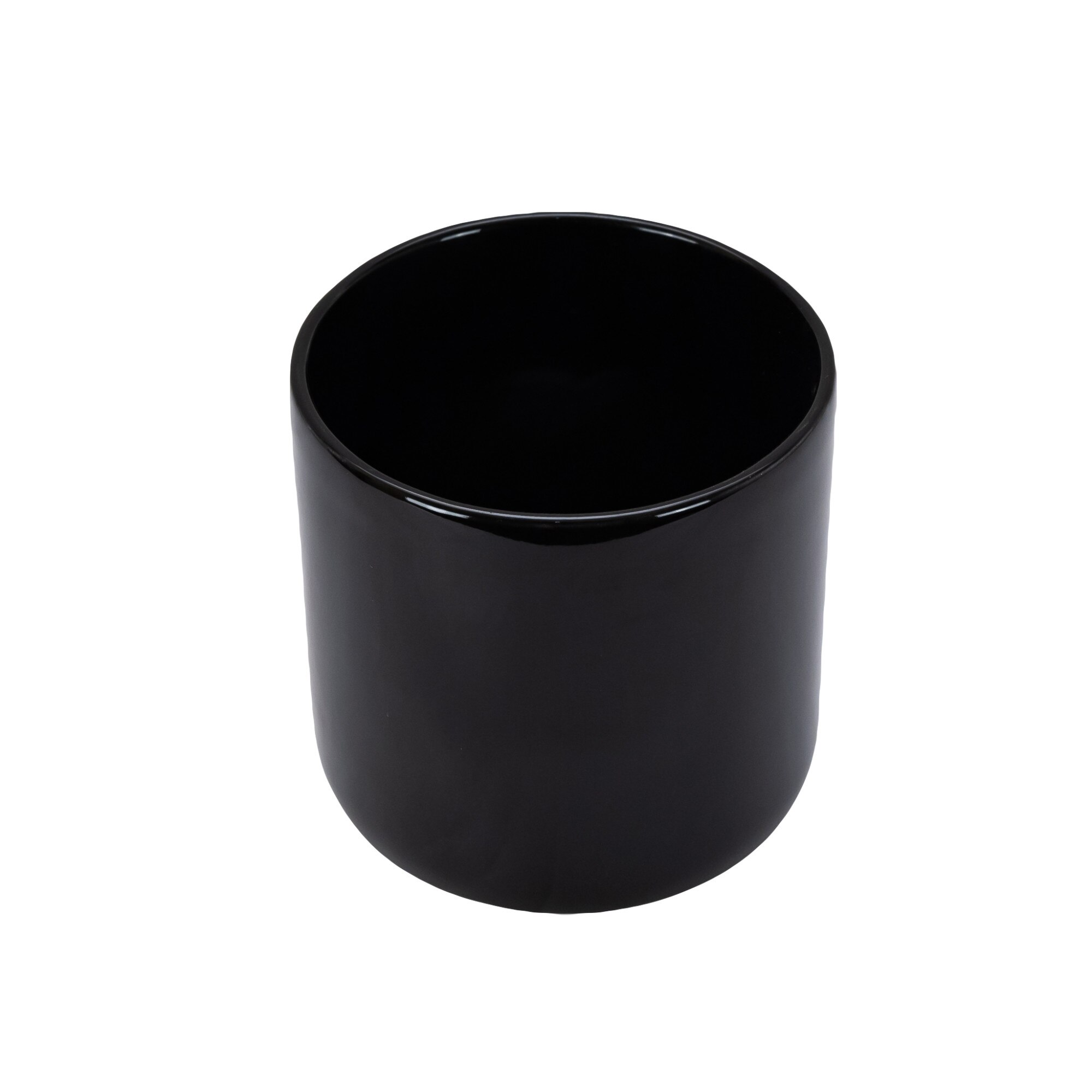 Ghiveci, Cesiro, 13 x 12 cm, Negru - eMAG.ro