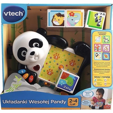 Интерактивна играчка Vtech Happy Panda, 2-4 години, Многоцветна - eMAG.bg