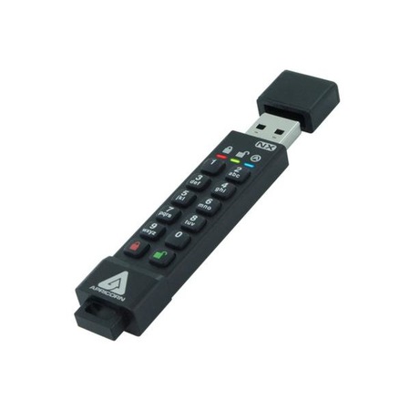 Stick USB Apricorn Aegis Secure Key 3NX, 4GB, USB 3.0 Negru - eMAG.ro