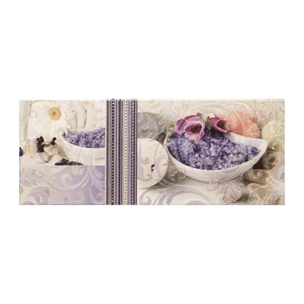 Faianta decor Yalta Wellness Violet 2, 20 x 50 cm - eMAG.ro