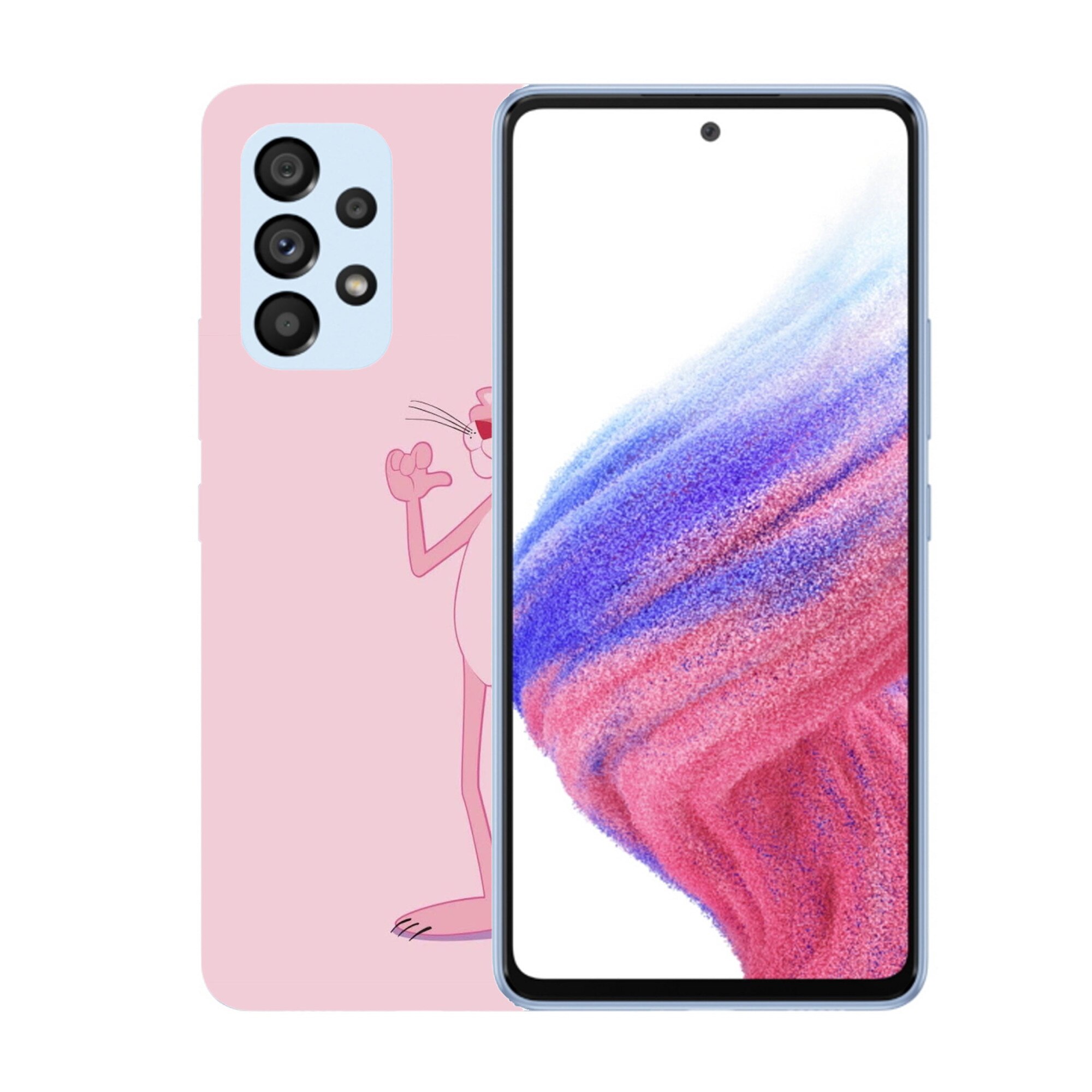 A tok kompatibilis a Samsung Galaxy A32 modellel: Pink Panther, Silicon ...