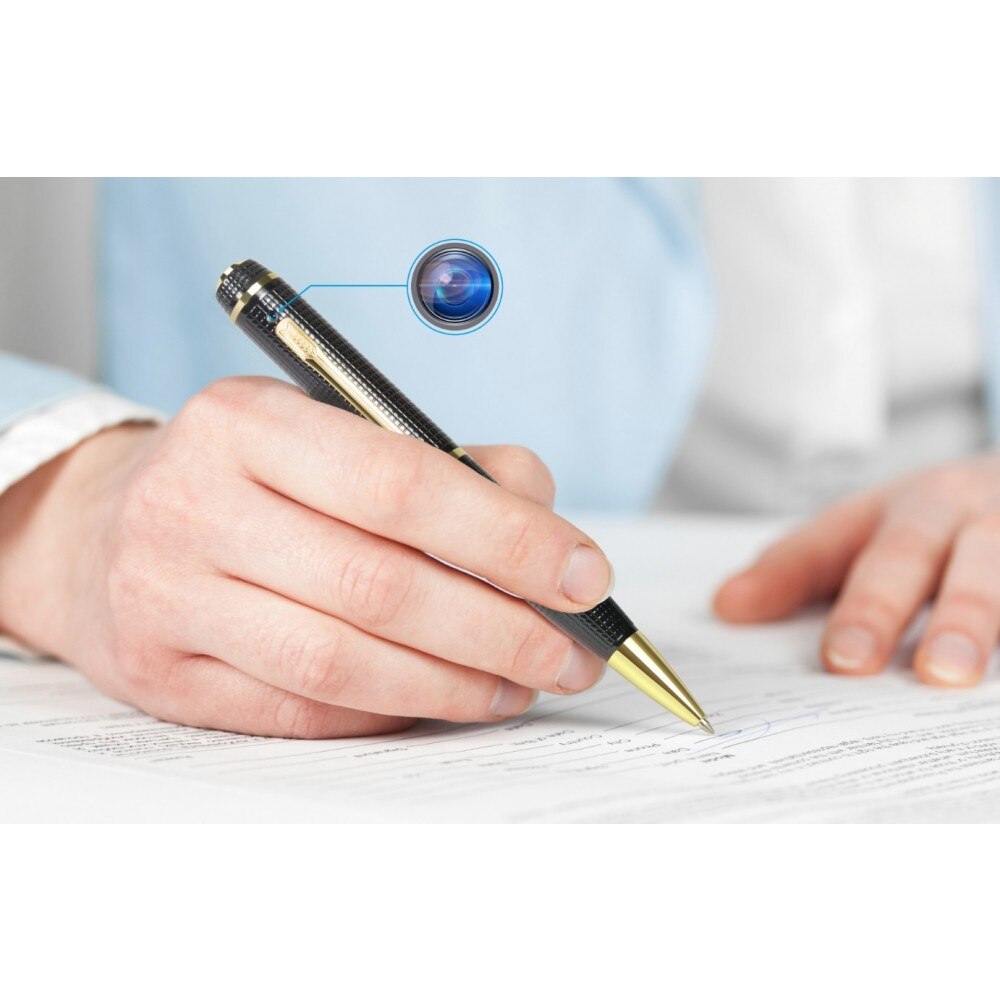 Pix cu camera spion VIP Spy Pen Biro 8GB FullHD Black ICTX-TX112 - eMAG.ro