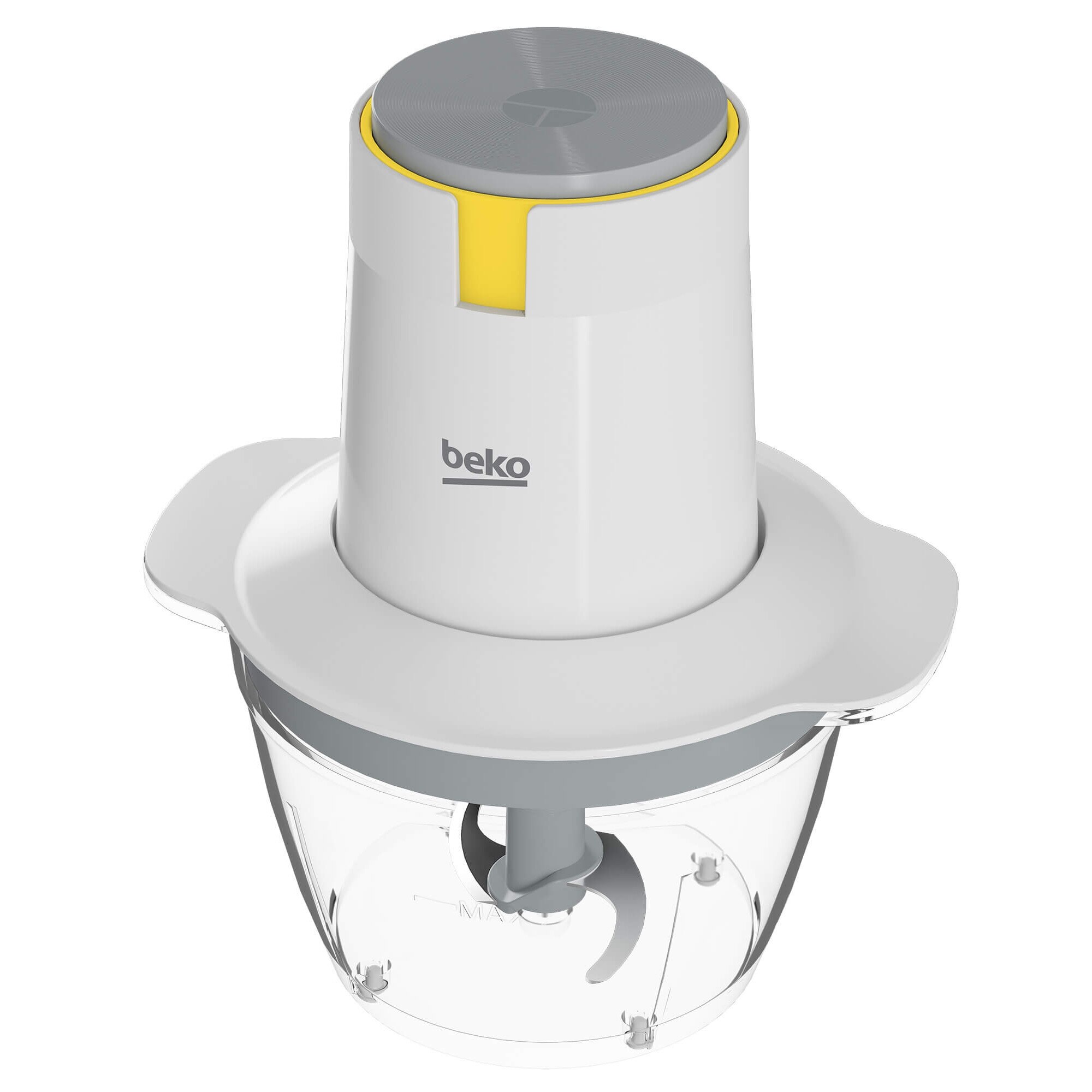 Mini tocator Beko CHP62522W, 500 W, 0.5 L, 1 viteza, 2 cutite otel ...