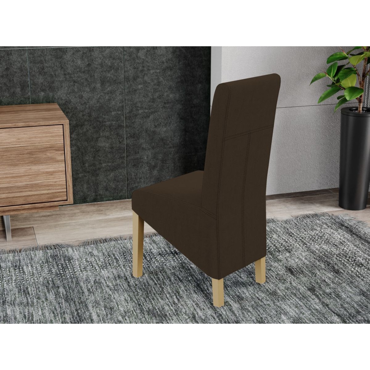 Scaun tapitat, Laguna, Venetia Centauri 48, Maro, 42 x 53 x 102 cm ...