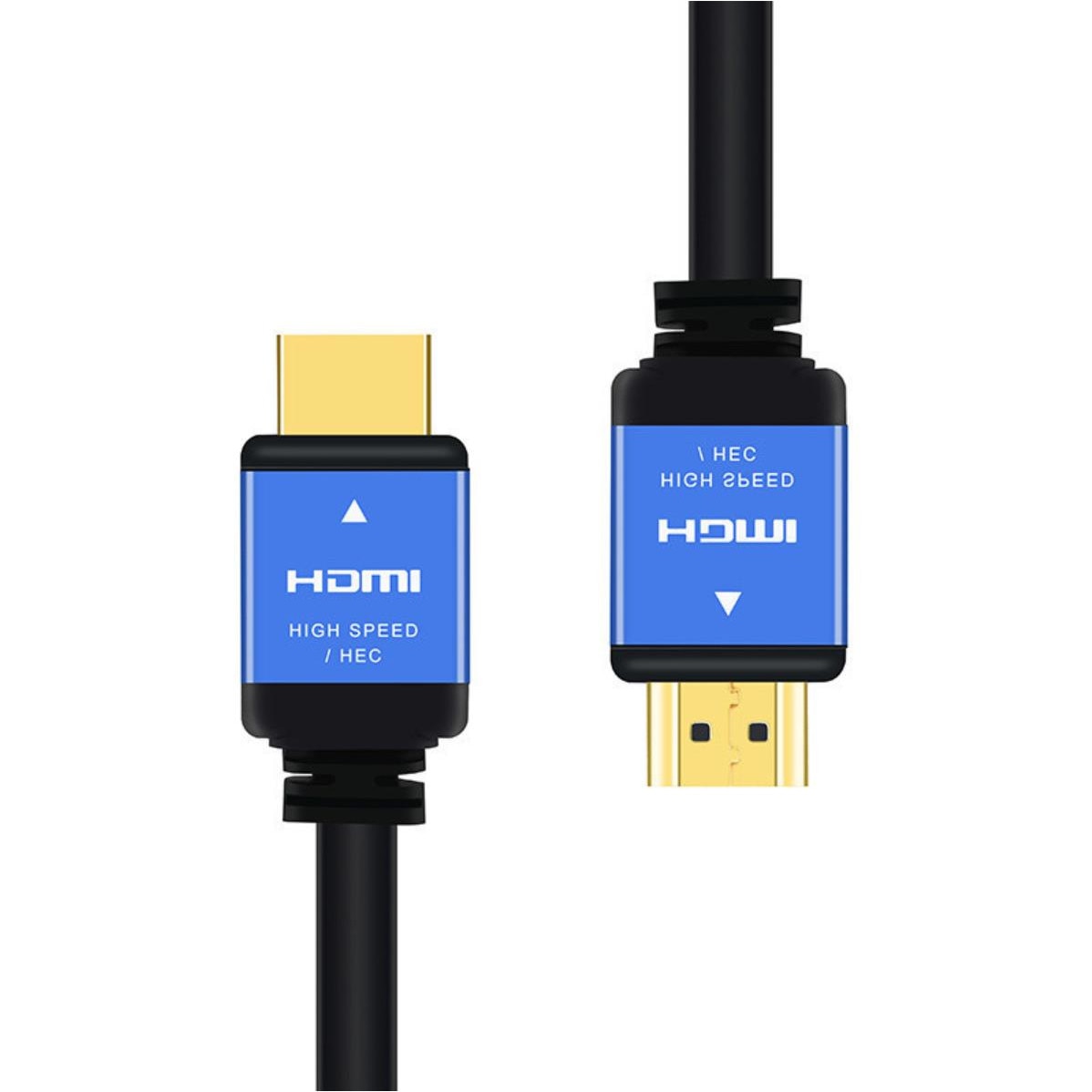 Cablu monitor, HDMI/HDMI, 4K, 3m, Albastru - eMAG.ro