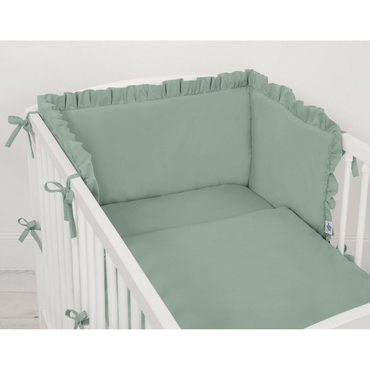 Set lenjerie patut, My Sweet Baby, 3 bucati, Bumbac, Pentru patut 120 x ...