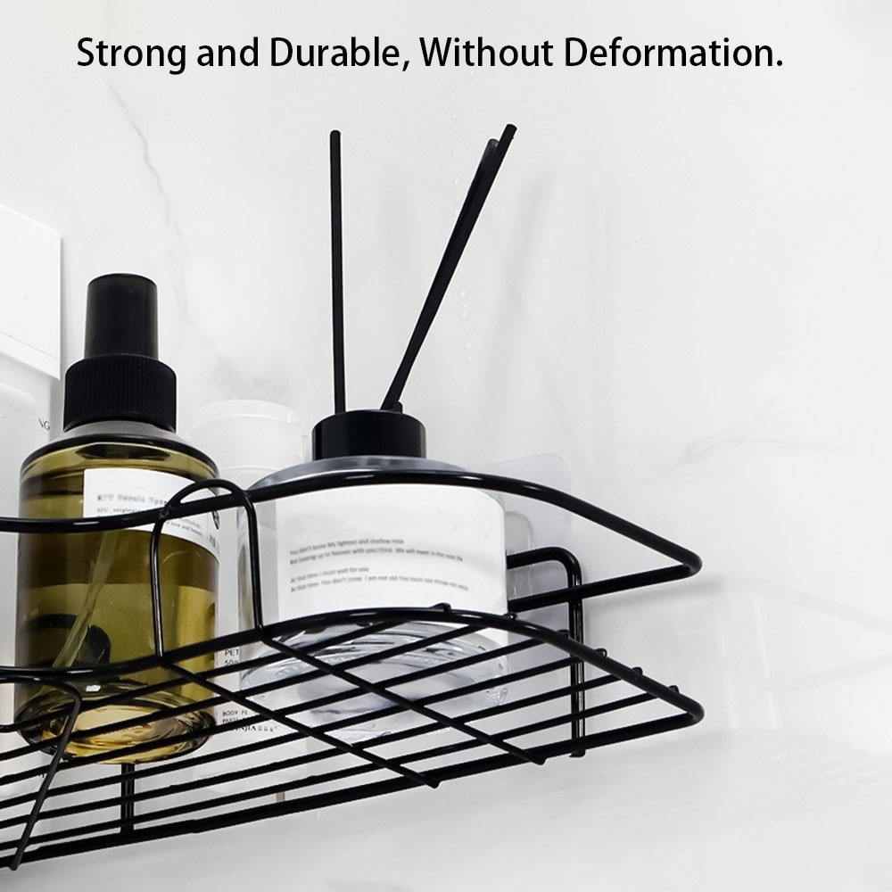 Raft colt baie, Metal, 10kg, Negru - eMAG.ro