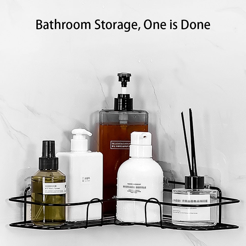 Raft colt baie, Metal, 10kg, Negru - eMAG.ro