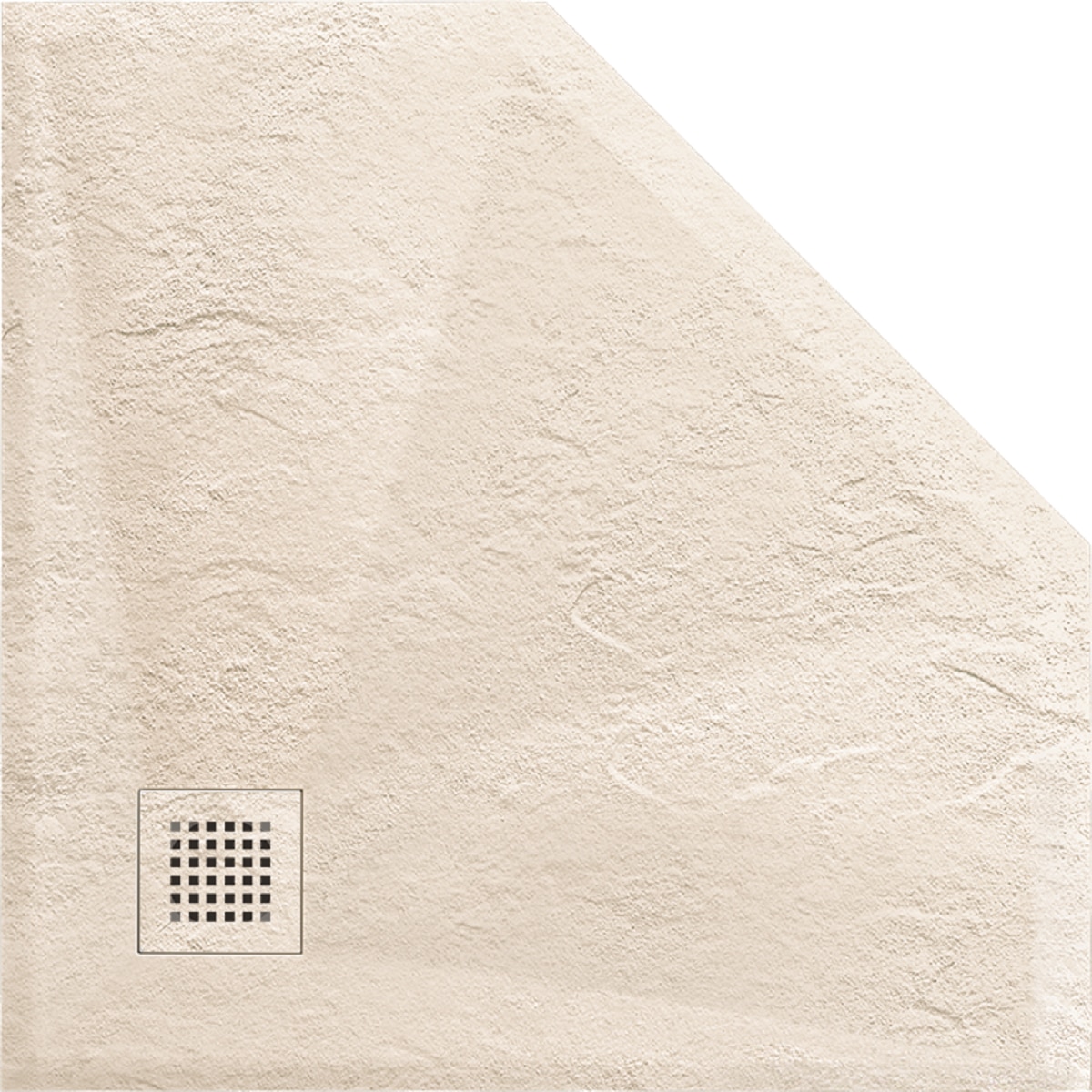 Cadita de dus pentagonala, compozit mineral, dimensiuni 90x90 cm ...
