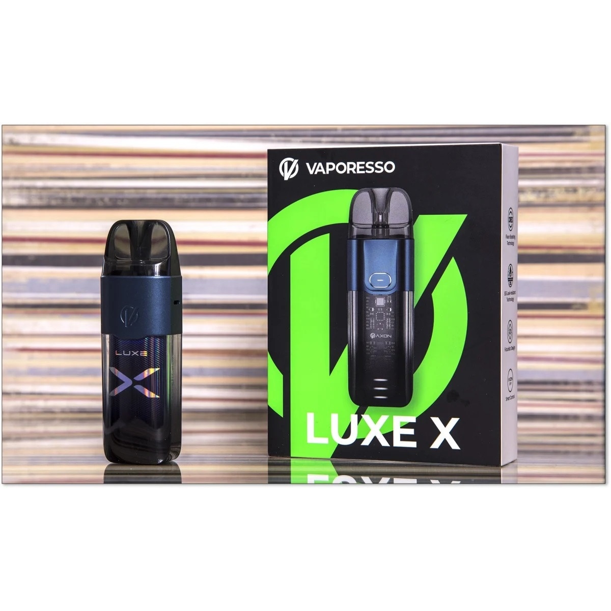 Kit Tigara Electronica Vaporesso Luxe X, 40w, 1500mAh, Blue - eMAG.ro