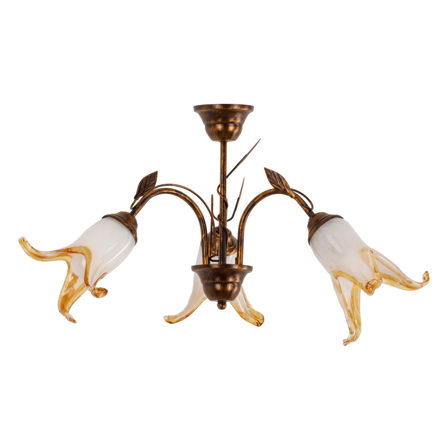 Lustra, Lampex, Rustic 3, retro, de cupru, 40x63 cm, 40W - eMAG.ro