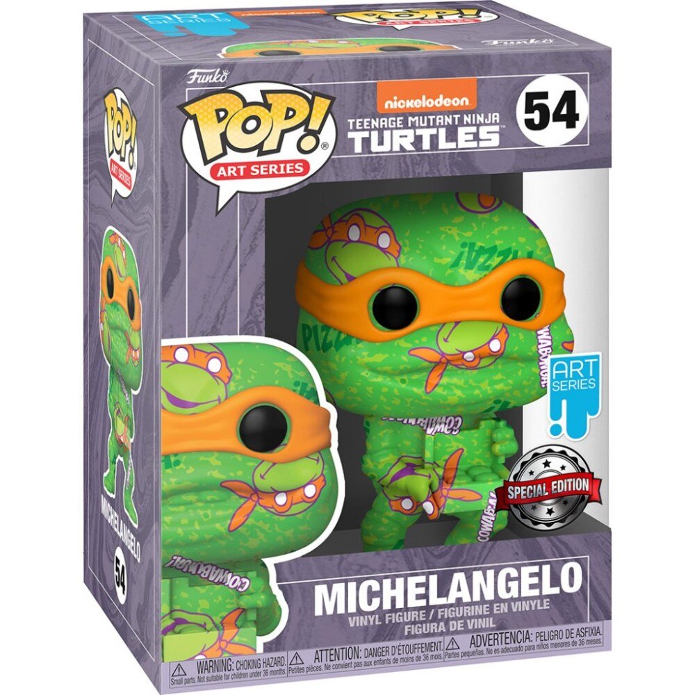Figurina Funko POP! Artist Series TMNT 2 - Michelangelo (Exclusive ...