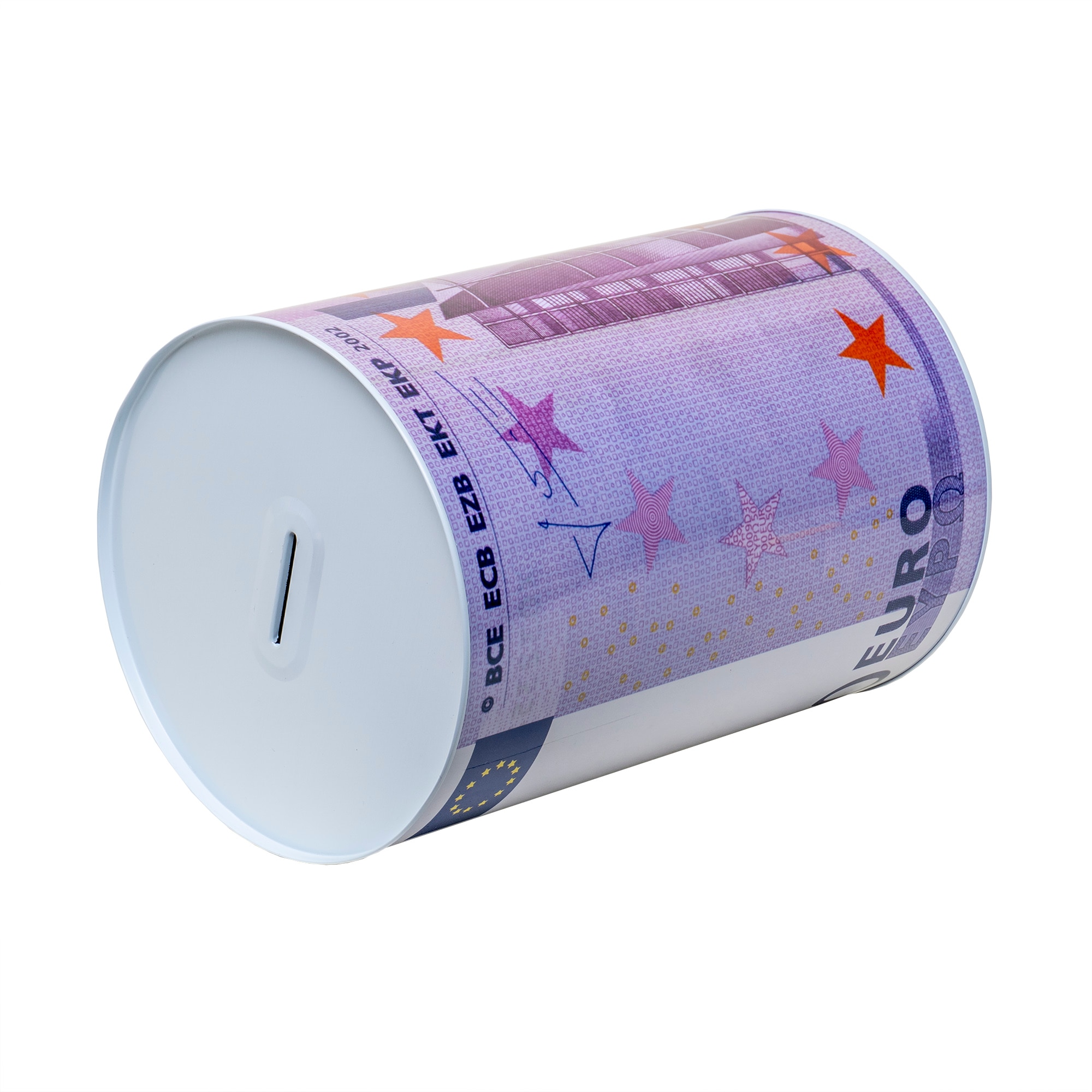 Pusculita metalica cu bancnota de 500 euro, 22x15cm / CD2568 - eMAG.ro