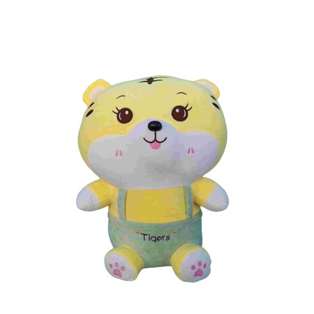 Tigru plus cu salopeta verde, Nichita Impex, 43cm - eMAG.ro