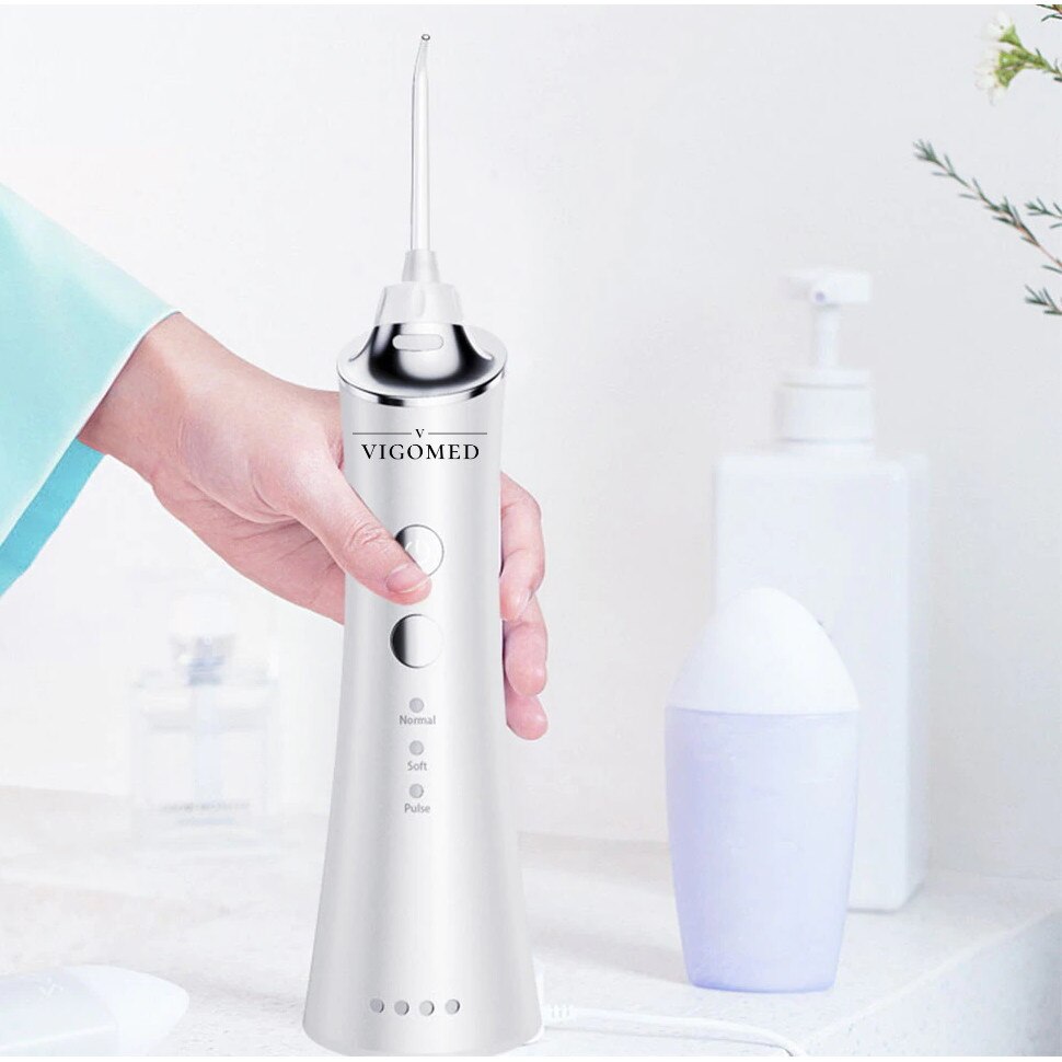 Irigator oral, Vigomed, Incarcare USB, Alb - eMAG.ro