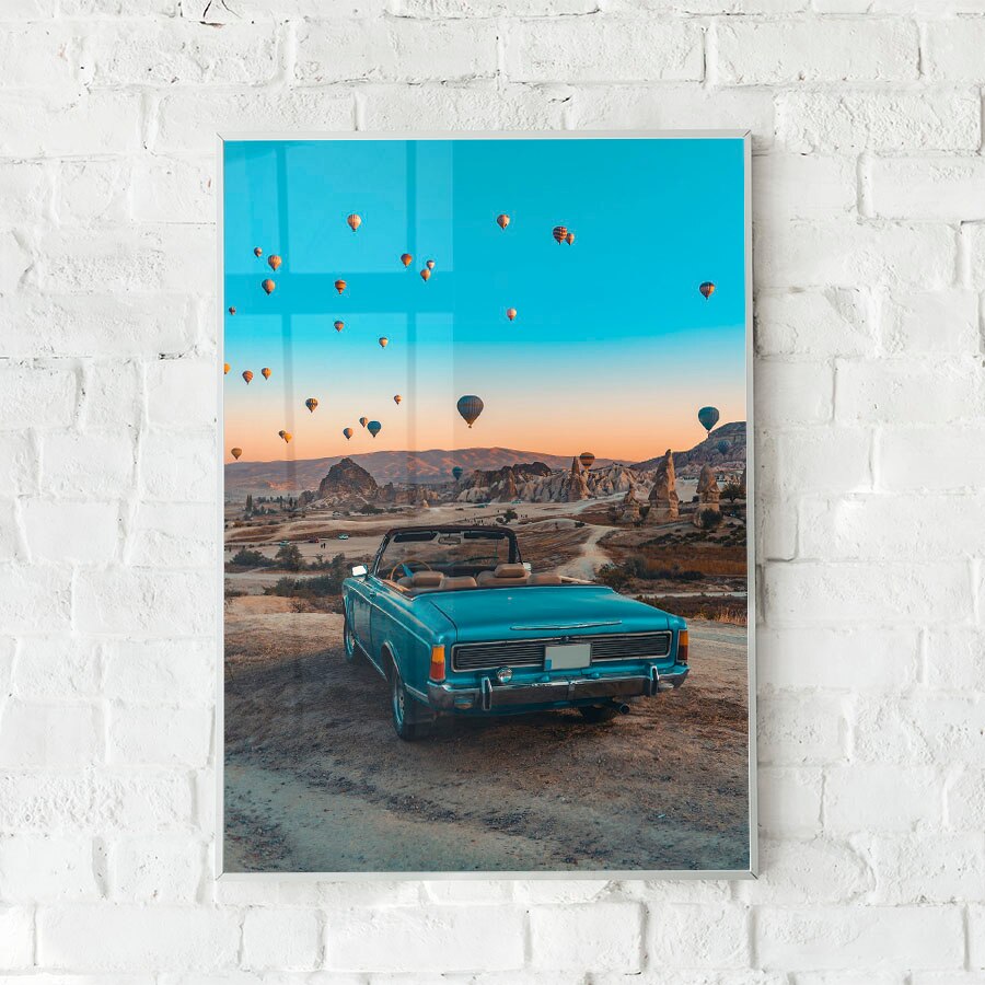 Tablou Poster Inramat, Car in Turkey, 21 x 30 cm, Rama Alba - eMAG.ro