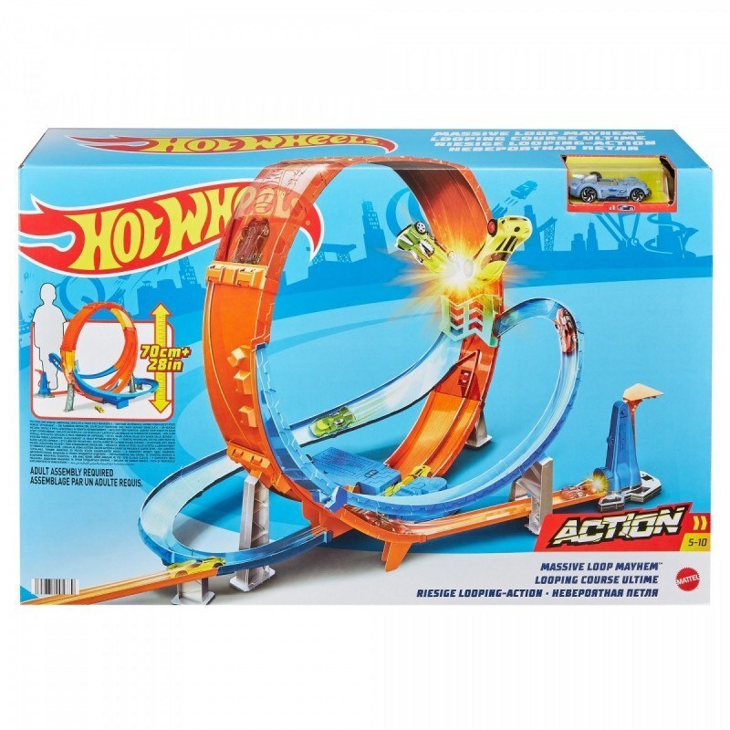 Pista auto, Hot Wheels, Plastic, +5 ani, Multicolor - eMAG.ro
