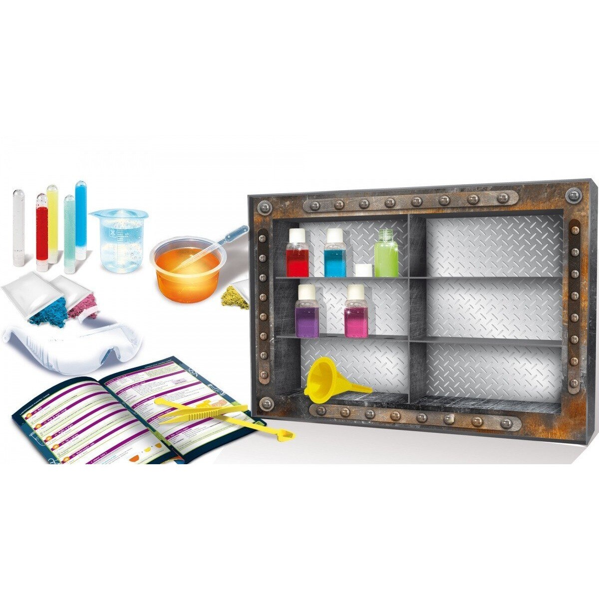 Kit experimente chimie Genius 150, Lisciani, Multicolor - eMAG.ro