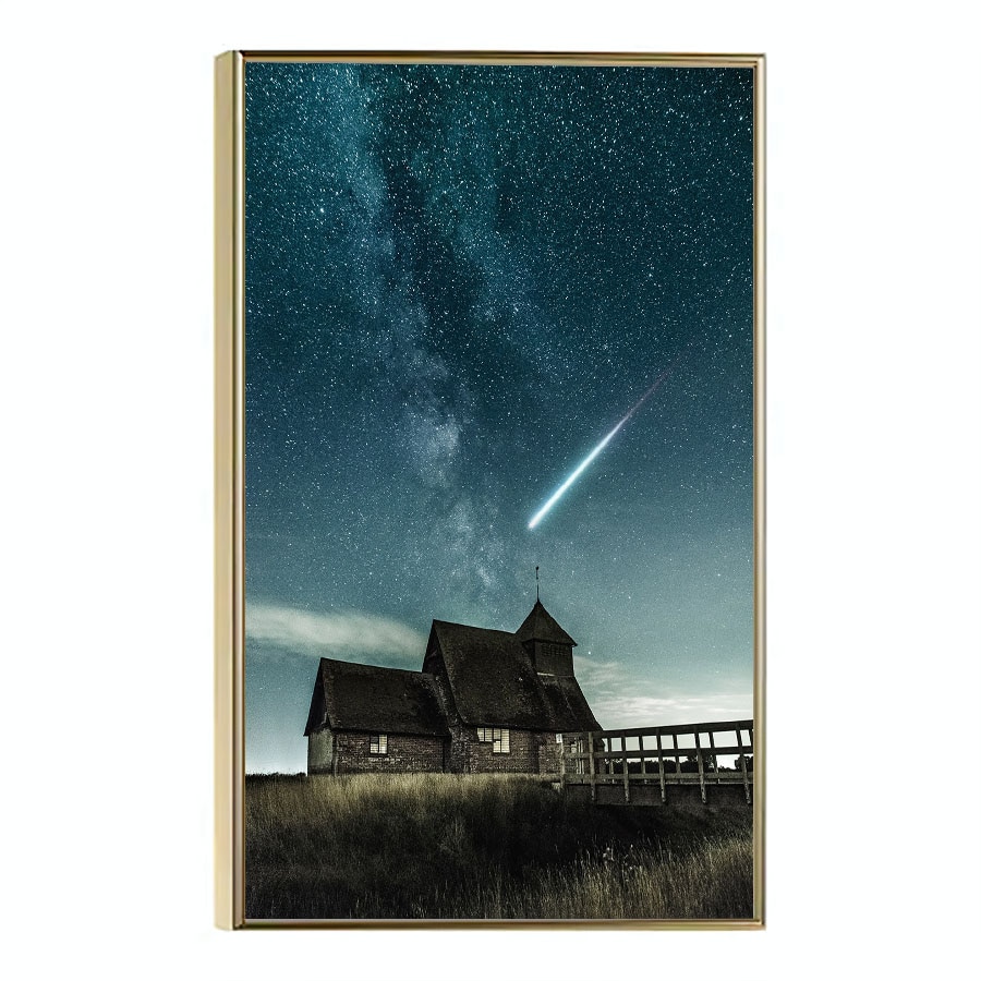 Tablou Poster Inramat, Falling Star, 60x40 cm, Rama Aurie - eMAG.ro