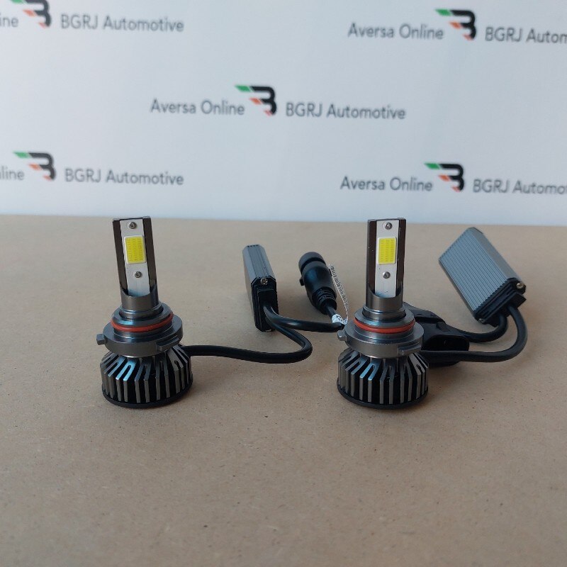Set 2 becuri led HB4 - 9006, 100W, cob, lumina alb-rece, 12000 lumeni ...