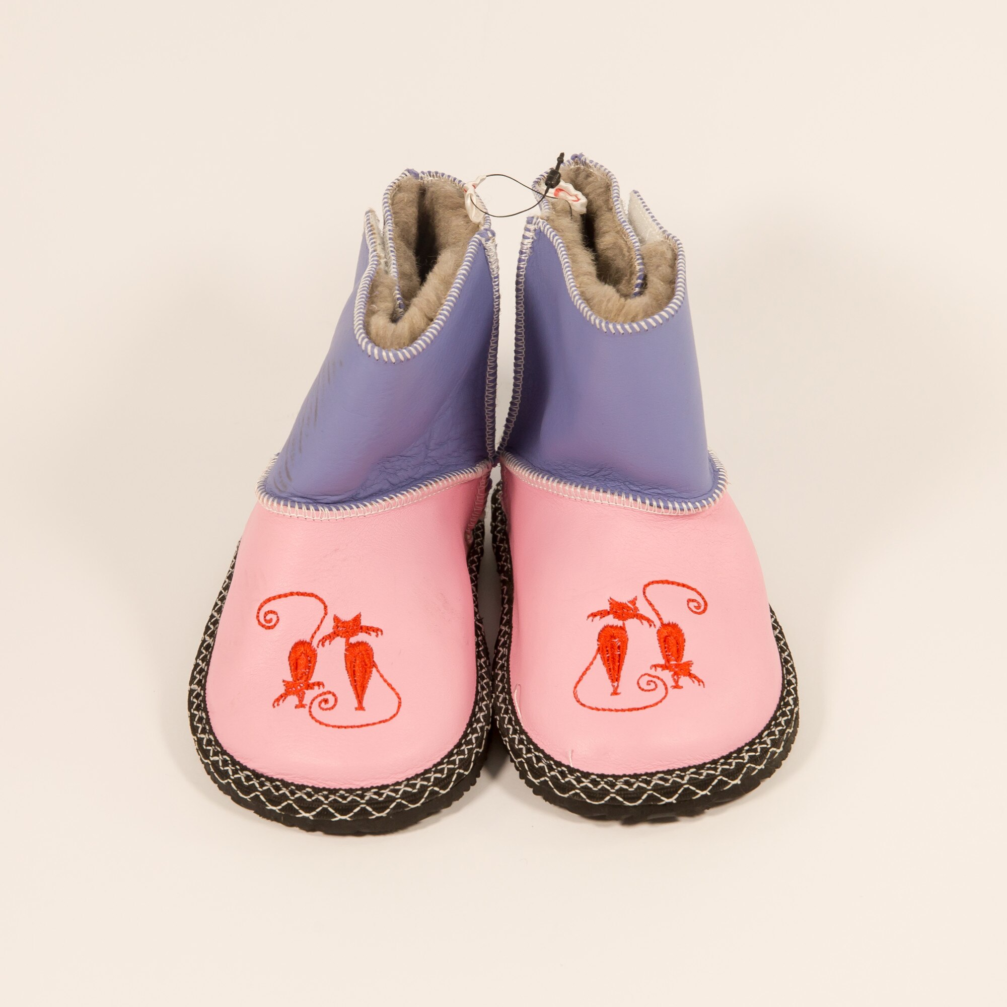 Cizme Copii Macco Roz/Mov "Pisicute Rosii", 23 EU - eMAG.ro