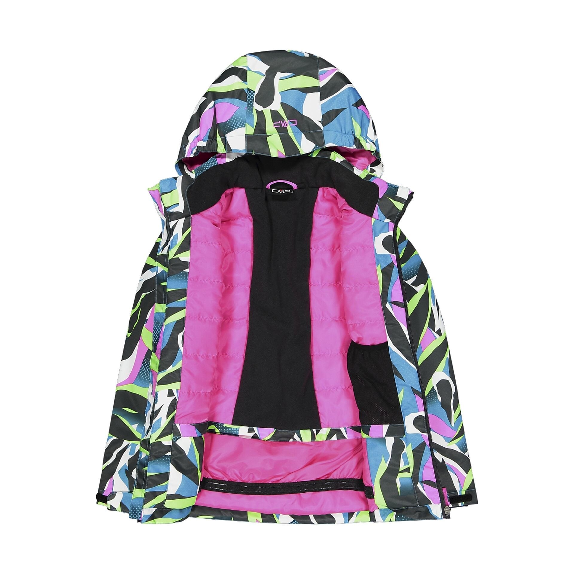 Geaca de schi pentru copii, Kid G Jacket Snaps Hood, CMP, Mov, 152 ...