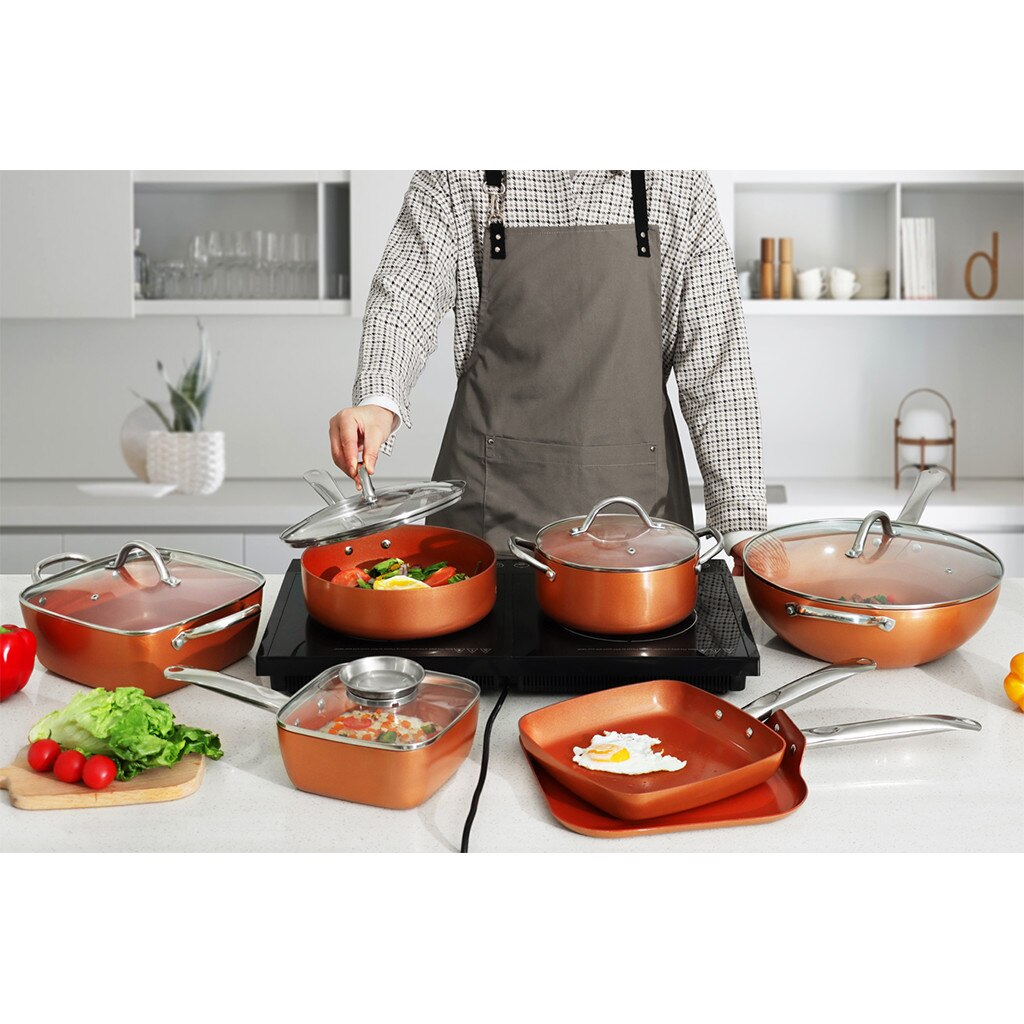Set vase de gatit Luxury, 12 piese - eMAG.ro