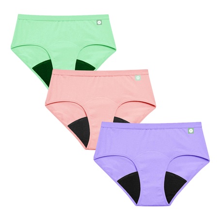 Set menstrual FEMIEKO, 3 chiloti menstruali model IDA, reutilizabili ...