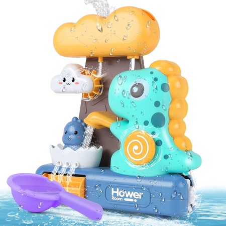 Jucarie de baie Baby Dinozaur, BYONDSELF®, 6 luni+, Multicolor - eMAG.ro