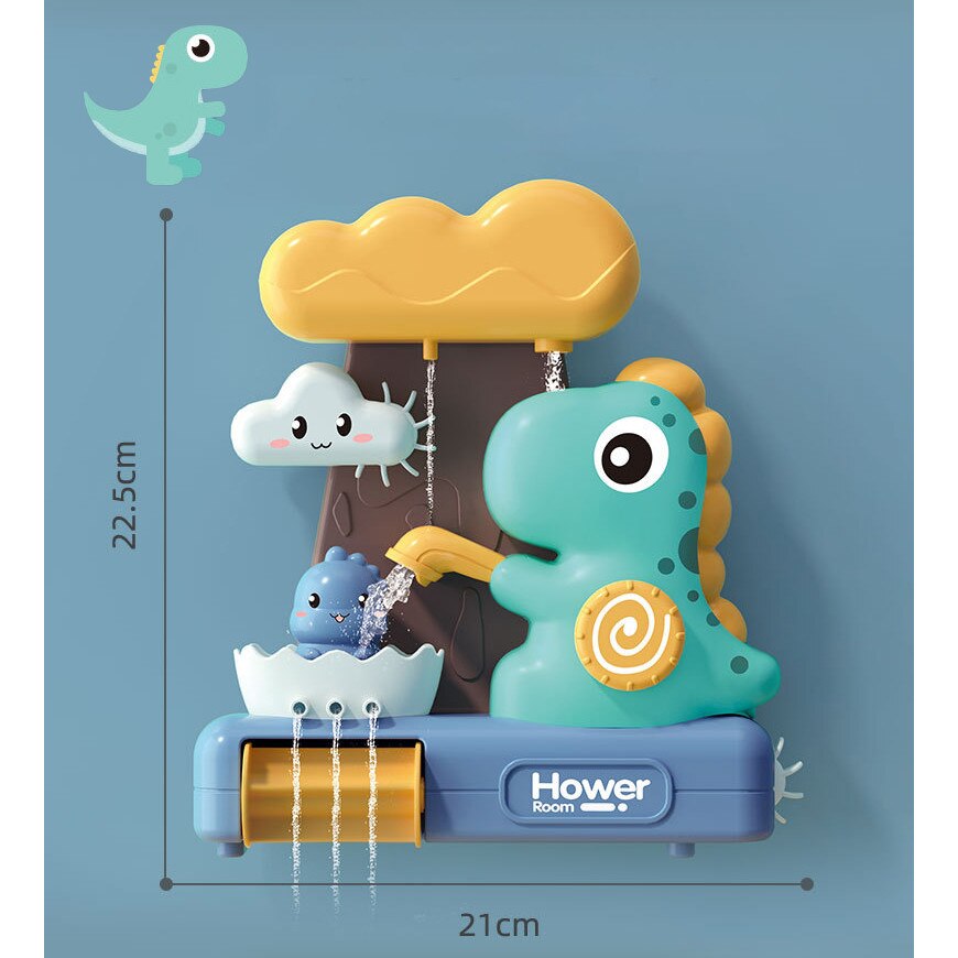 Jucarie de baie Baby Dinozaur, BYONDSELF®, 6 luni+, Multicolor - eMAG.ro