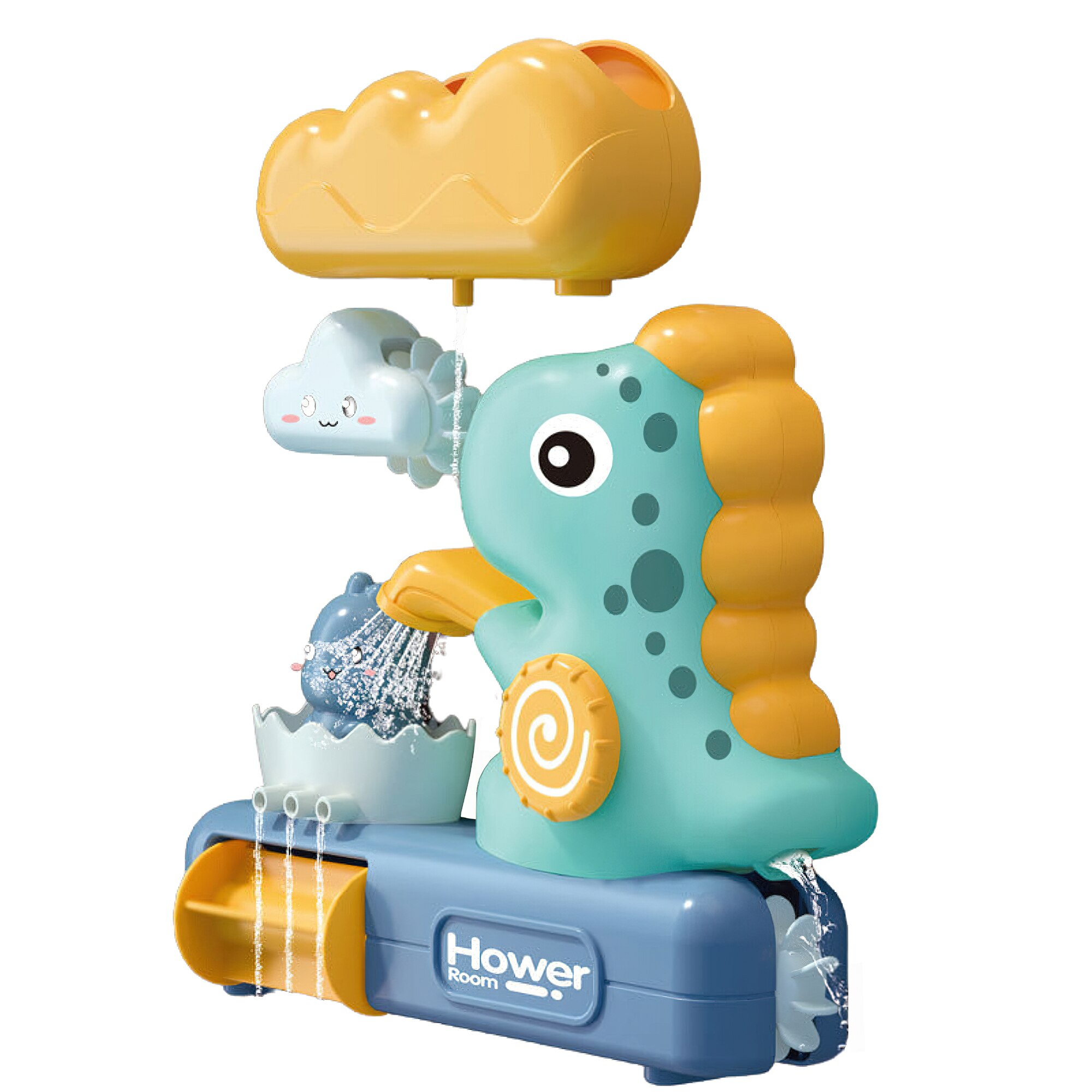 BYONDSELF Baby Dinosaur fürdőjáték,, 6 hónapos+, Többszínű - eMAG.hu