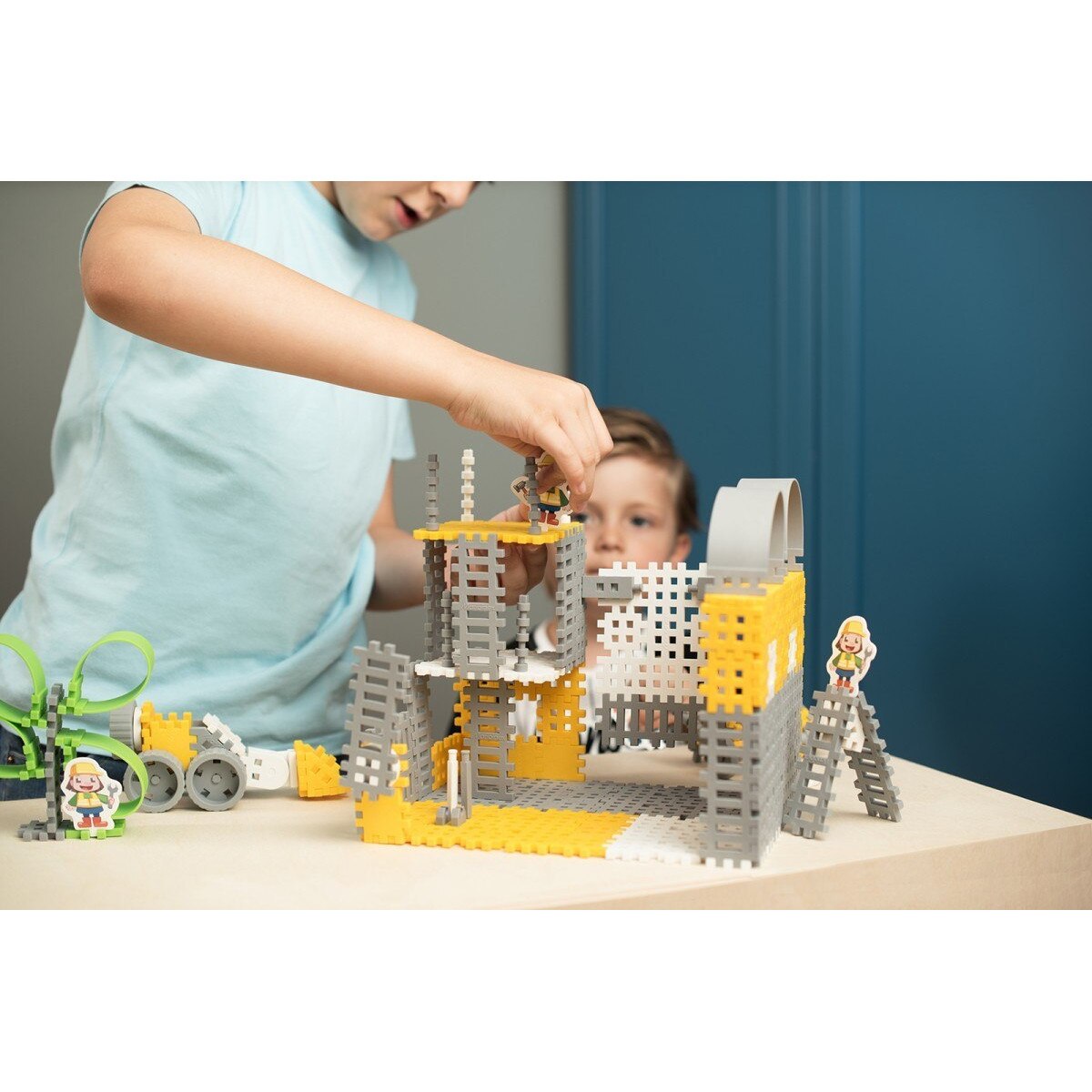 Blocuri de constructie Mini Waffle - Builder, Marioinex, 185 piese, +4 ...