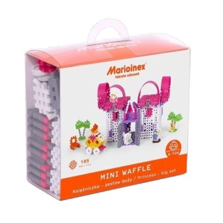Blocuri de constructie Mini Waffle - Princess, Marioinex, 185 elemente ...